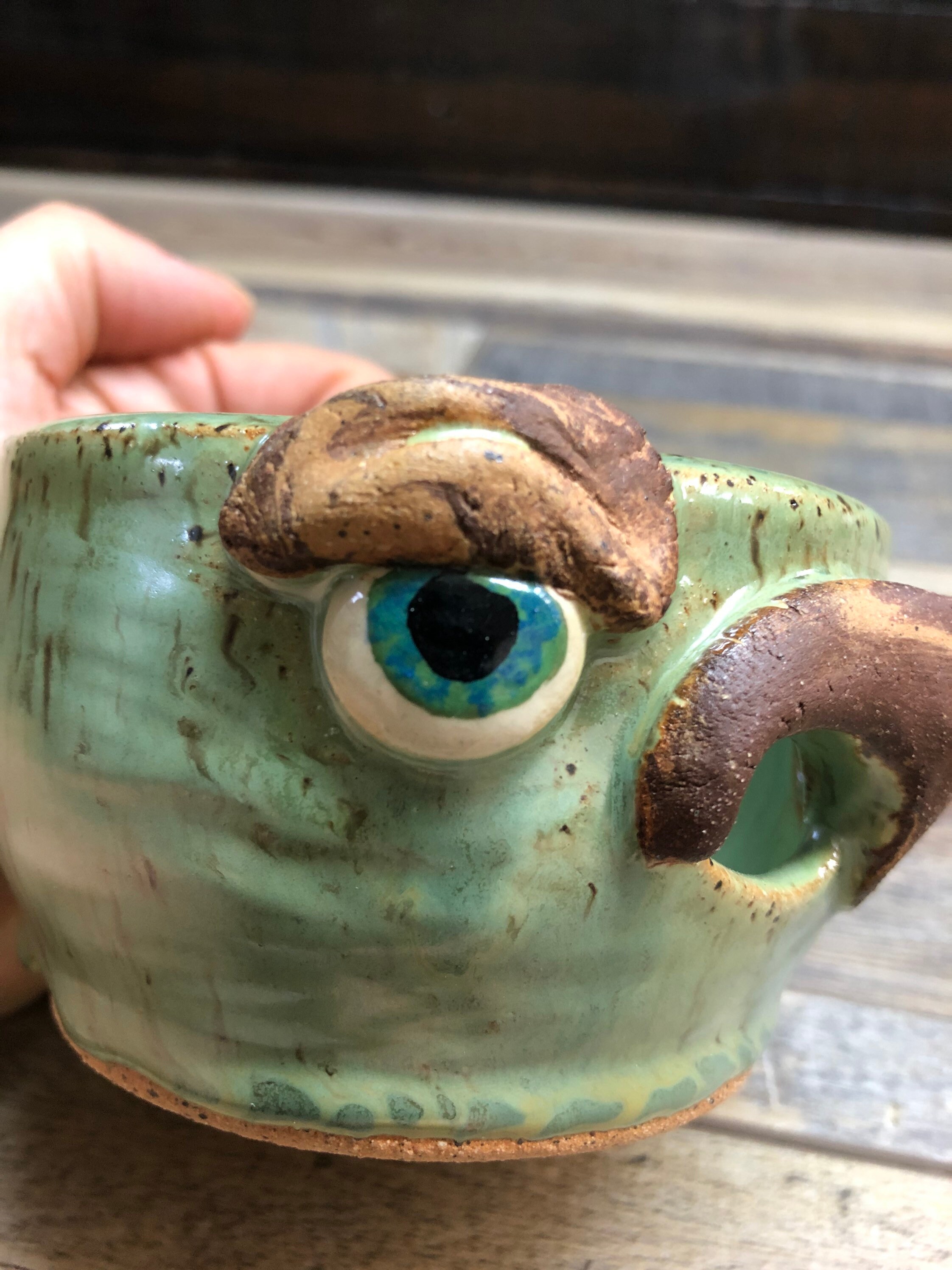 Snot Pot Monster Pottery Egg Separator or Orchid Planter Small - Etsy