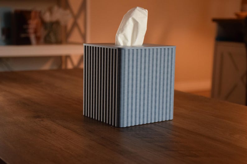 Modern Square Tissue Box Cover – 2 Sizes – Decorative Kleenex, Scotties ...
