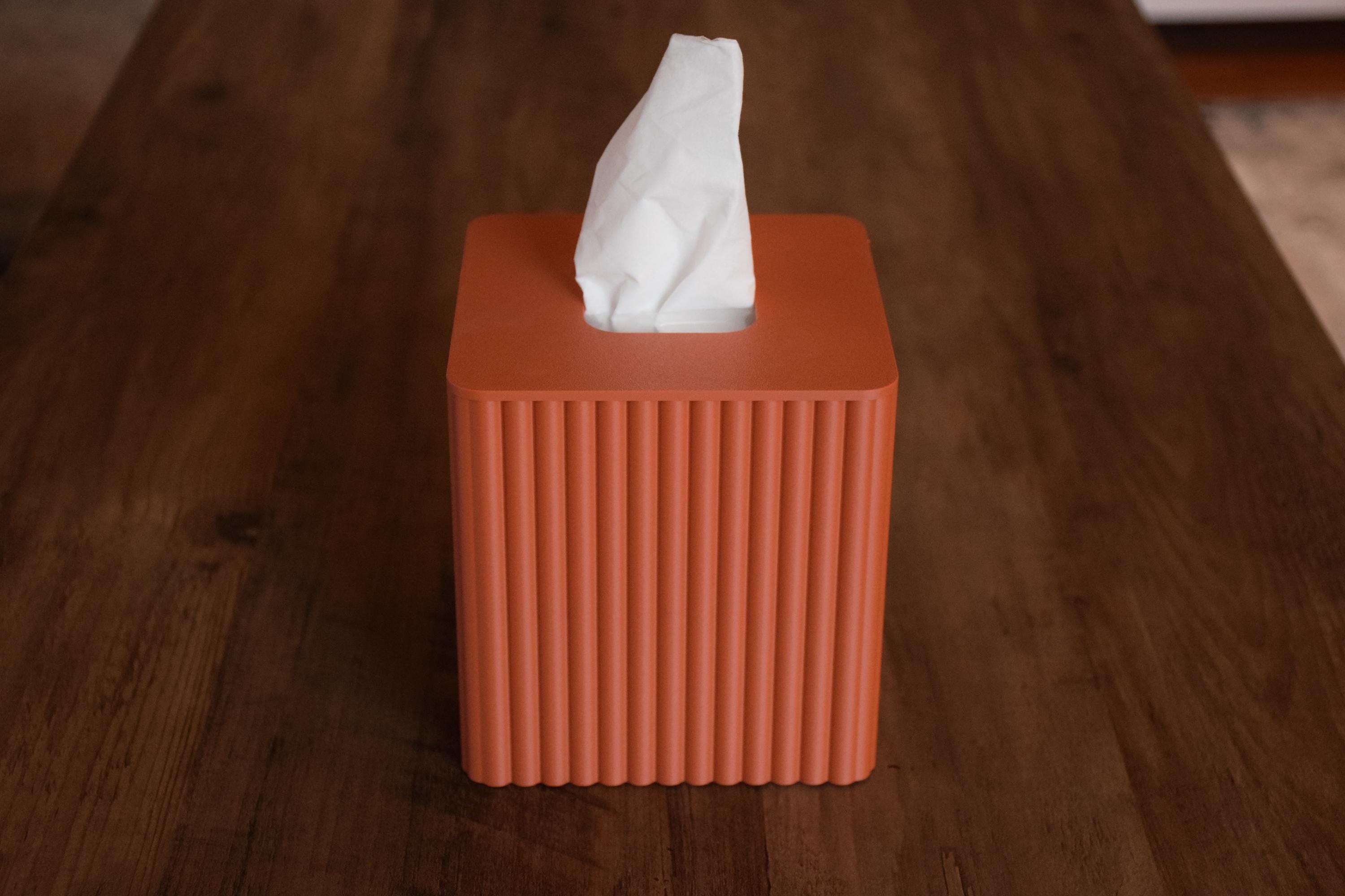 Modern Square Tissue Box Cover – 2 Sizes – Decorative Kleenex, Scotties ...