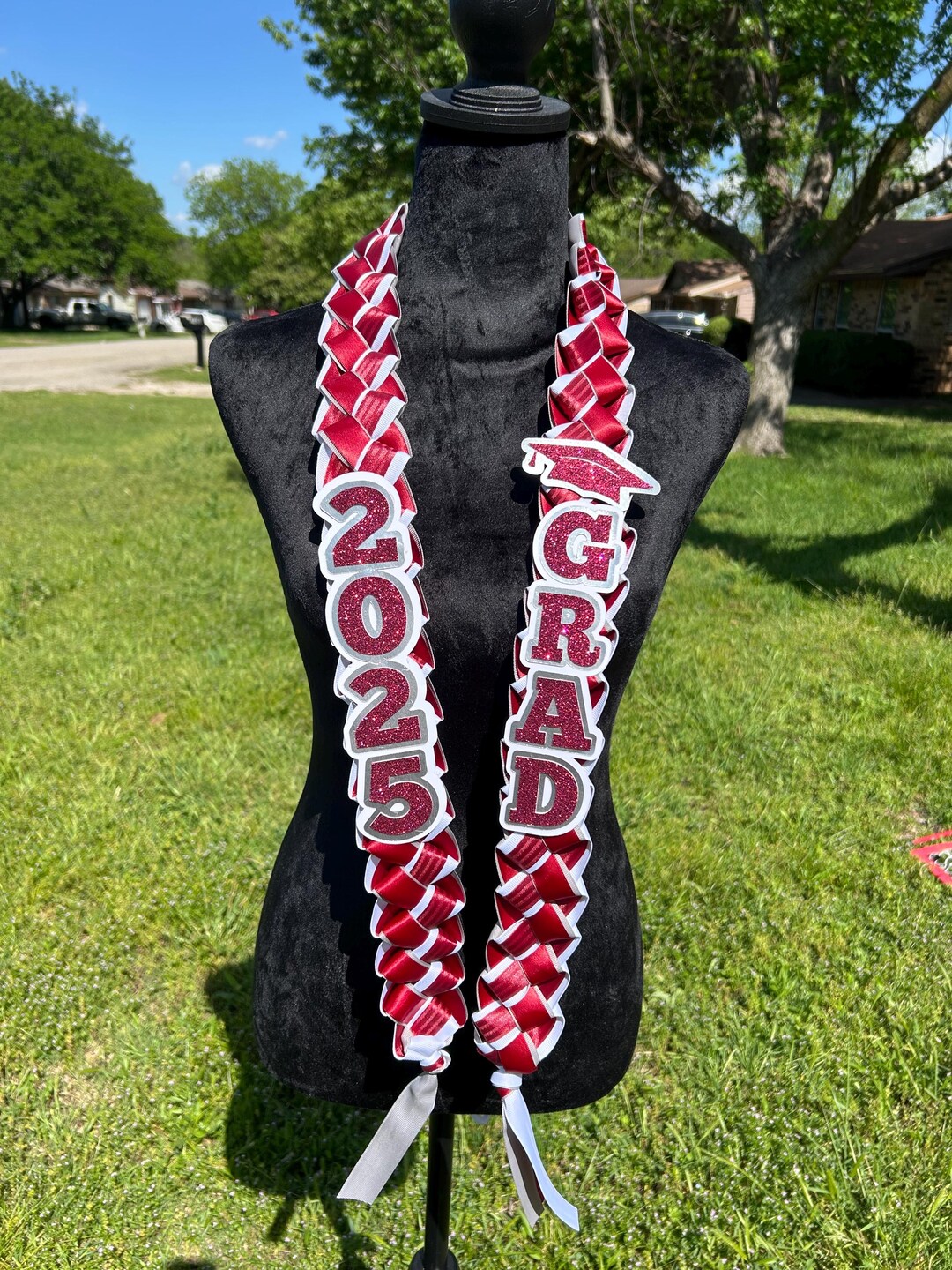 Graduation Lei Promotion Gift Lei Senior Night Gift Lei Braided Ribbon ...
