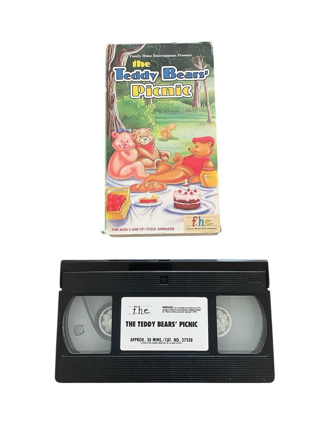 The Teddy Bears Picnic (VHS, 1993) Vintage - Etsy