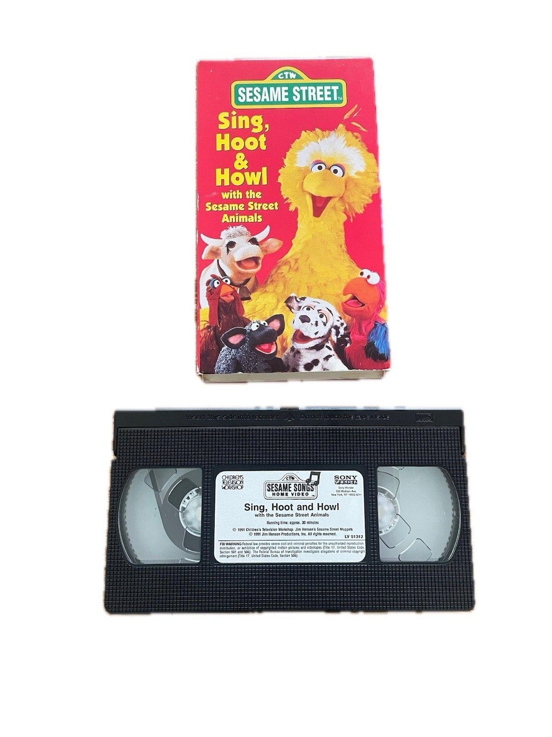 Sesame Street - Sing, Hoot Howl (VHS, 1991) - Etsy