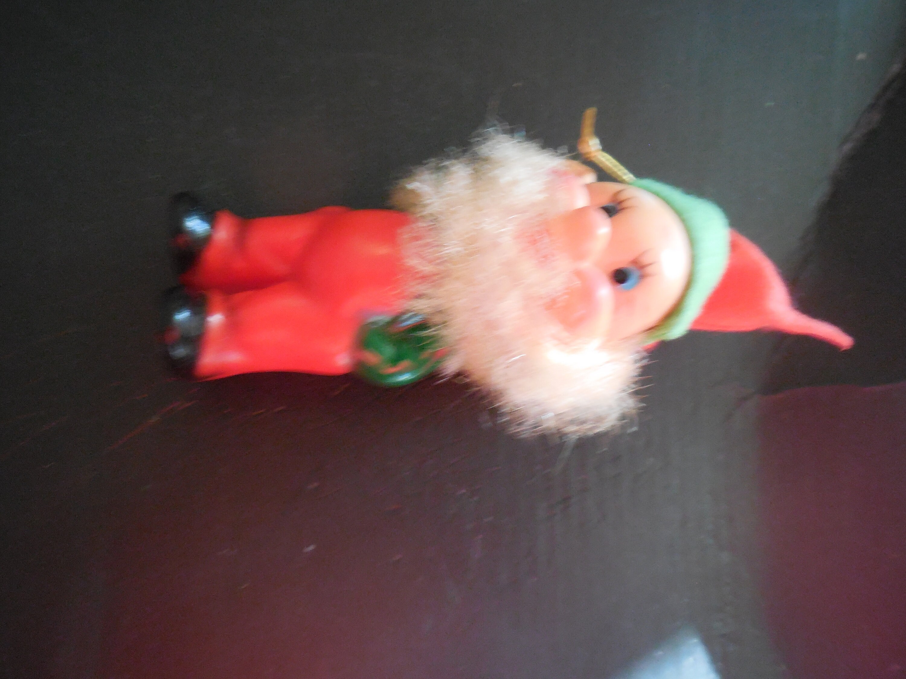 Gnome Rubber Fuzzy Beard Vintage Japan Mid Century Kitsch - Etsy