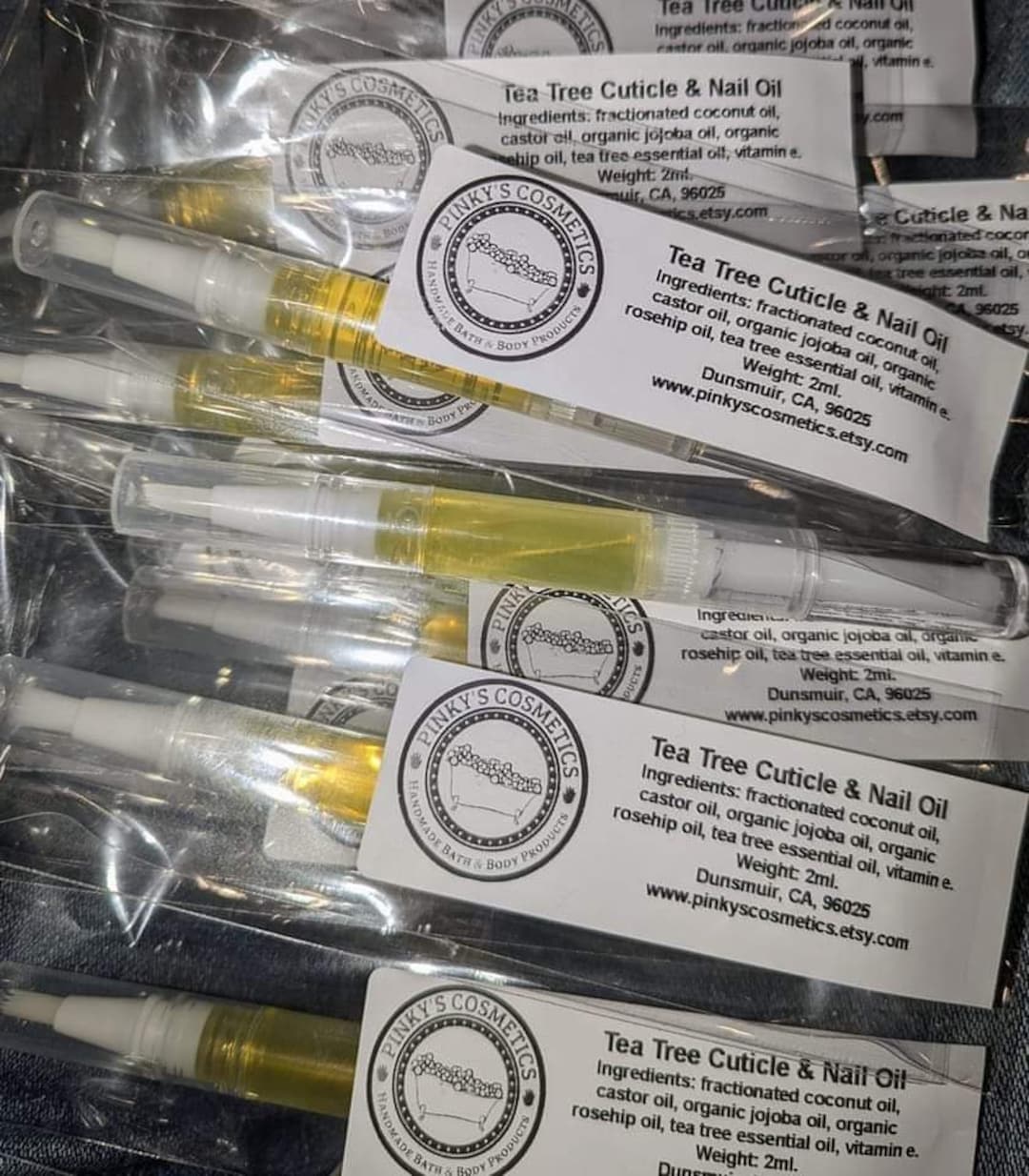 CUTICLE & NAIL OIL, Lavender or Tea Tree, Brush Pen - Etsy