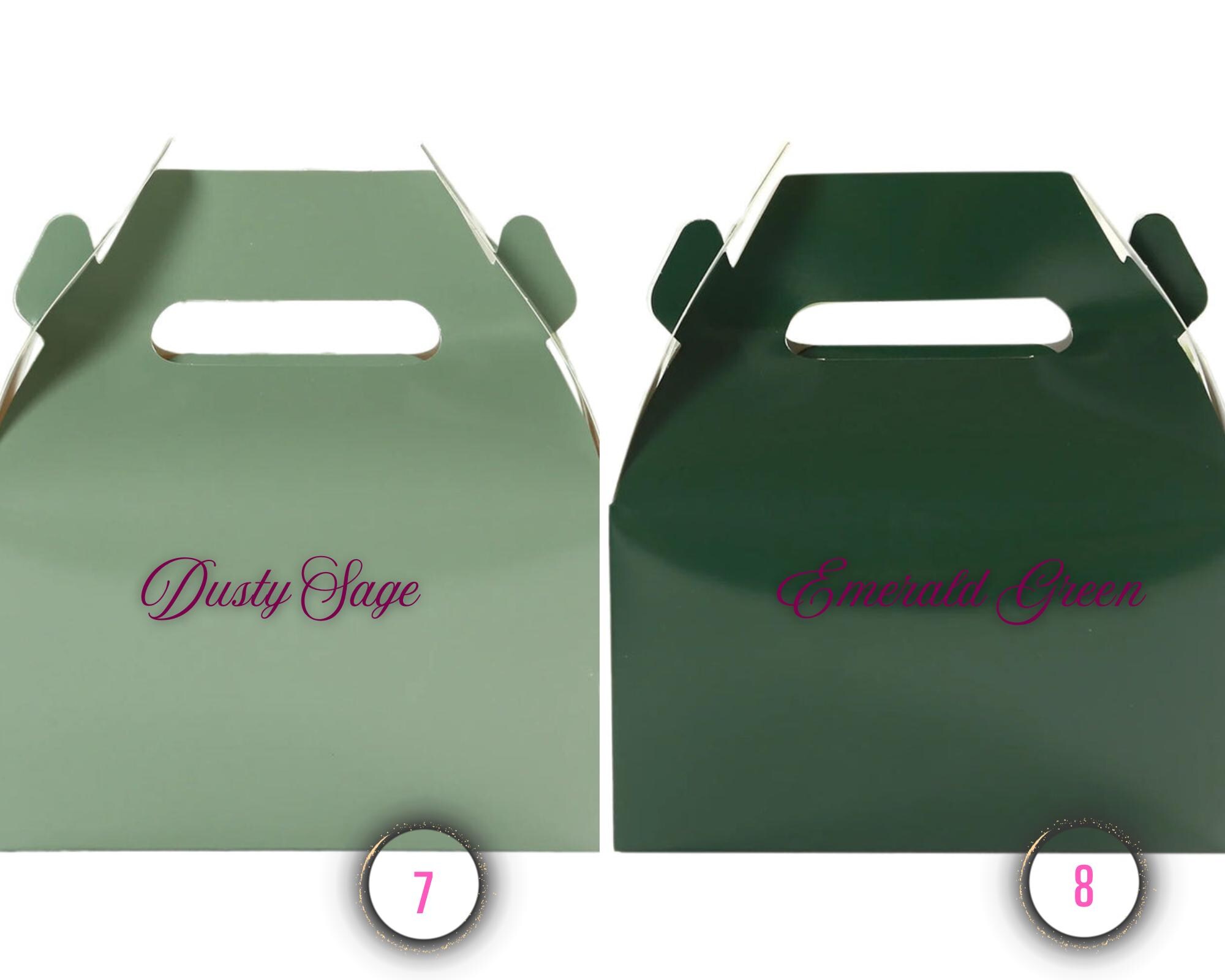 Sage Floral Gable Boxes - French Toile Party Favor Boxes - Set of 25 - Etsy