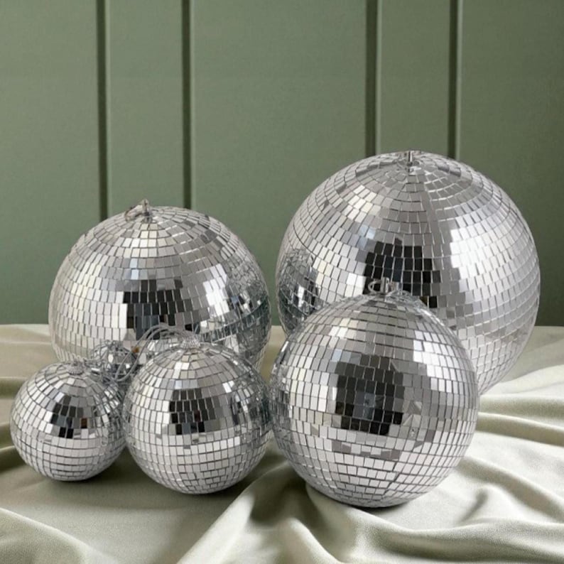 Mirror Disco Ball Set: Party Decor - Saturday Night Fever Style ...