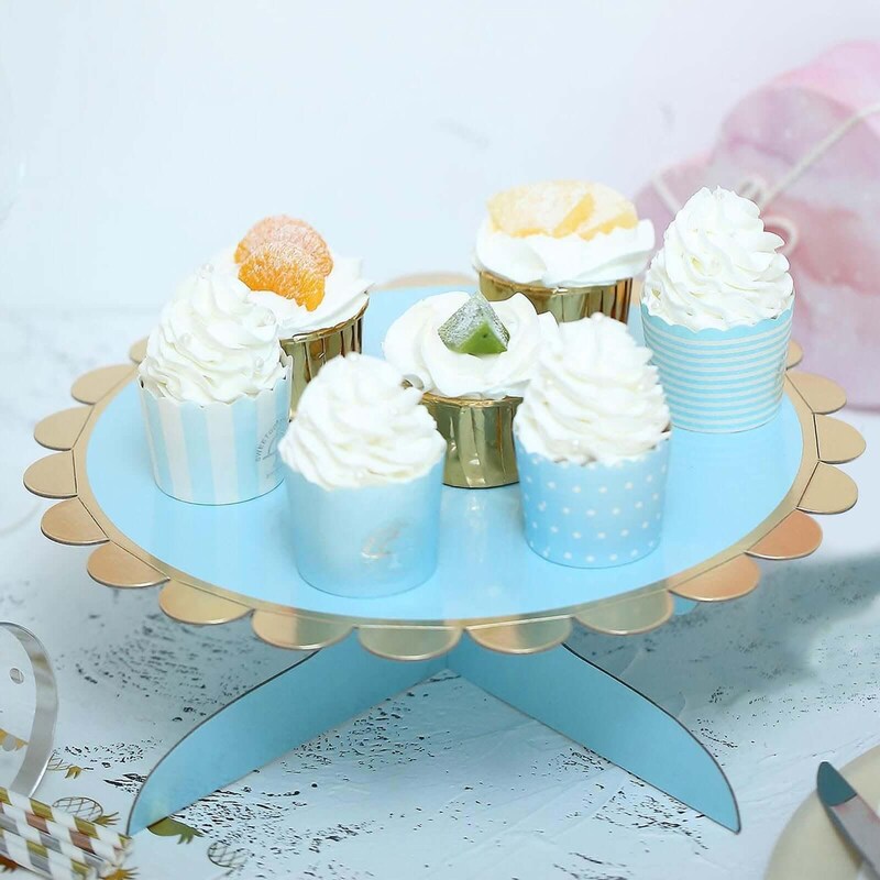 Blue Cake Stand - Etsy