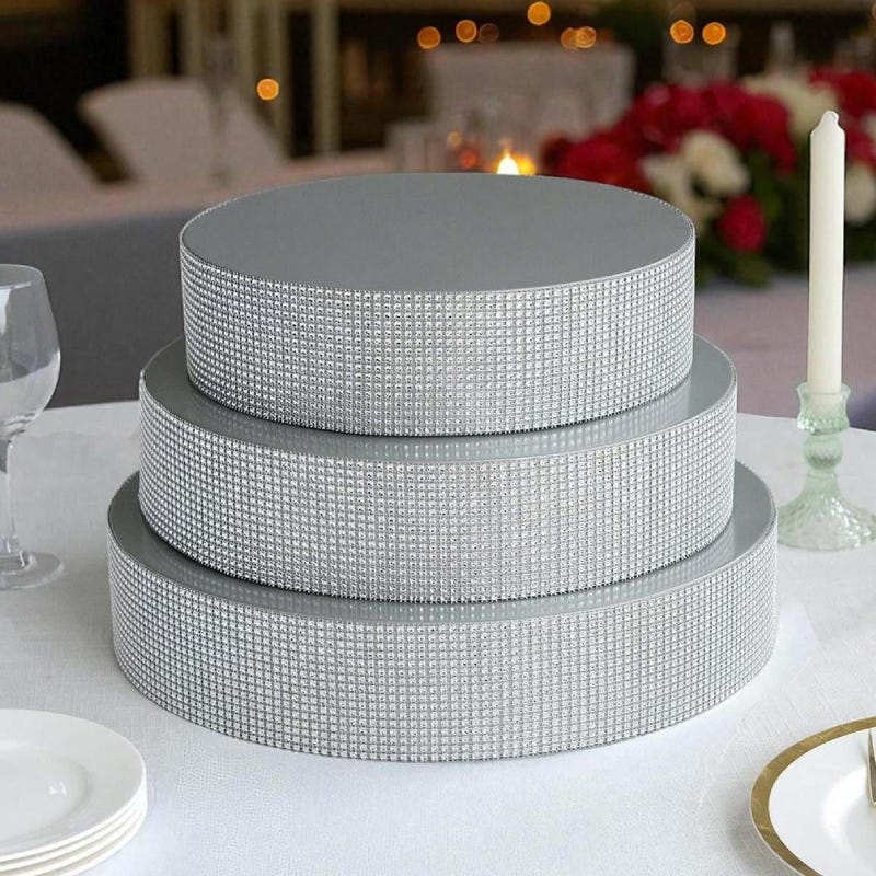 Silver Cake Stand - Etsy