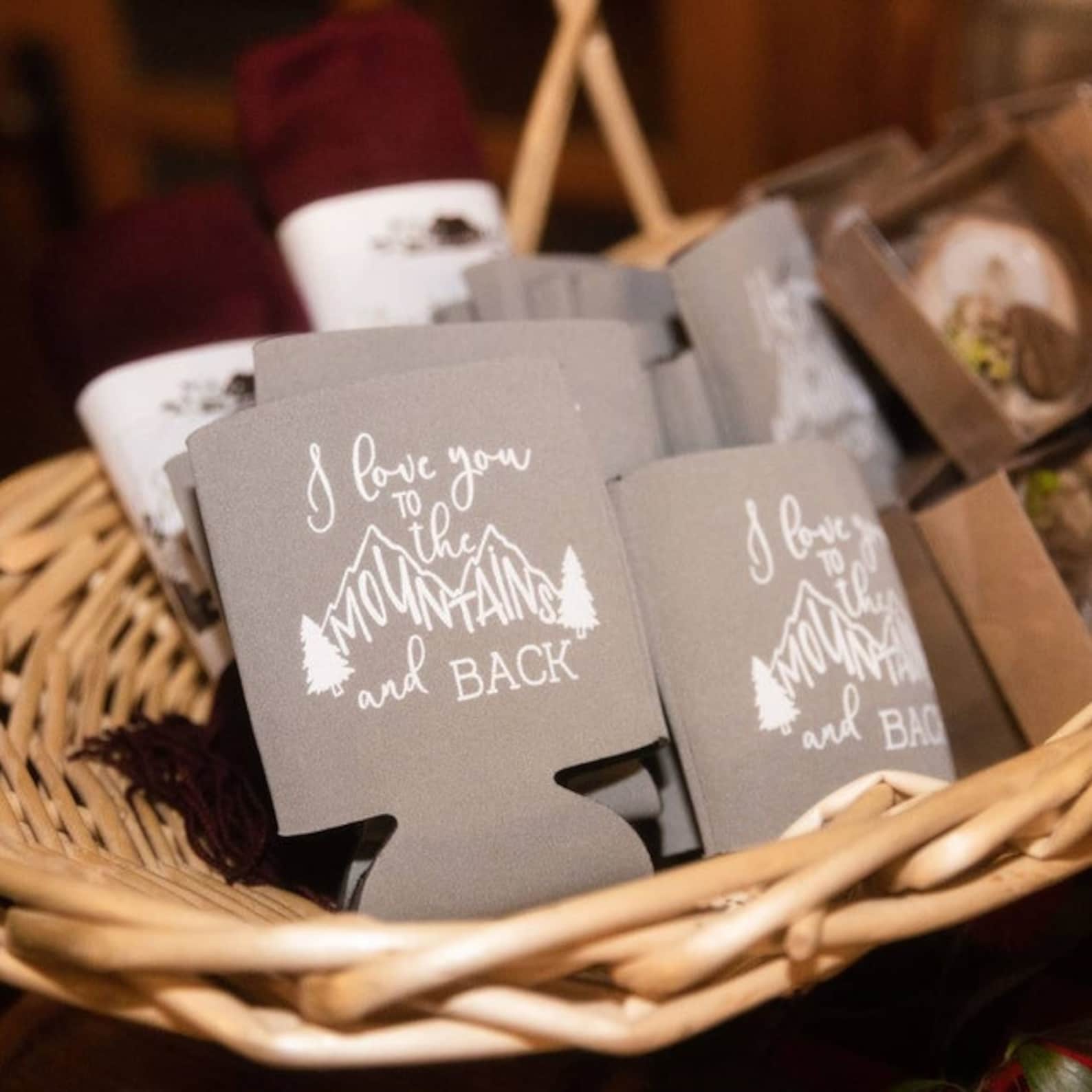 Fall Wedding Favors for Guests Personalized Rustic Mountain - Etsy