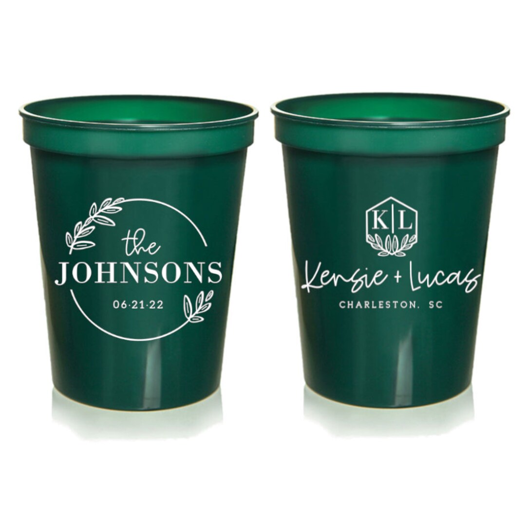 Custom Wedding Cups | Personalized Wedding Favors | Wedding Party Cups ...