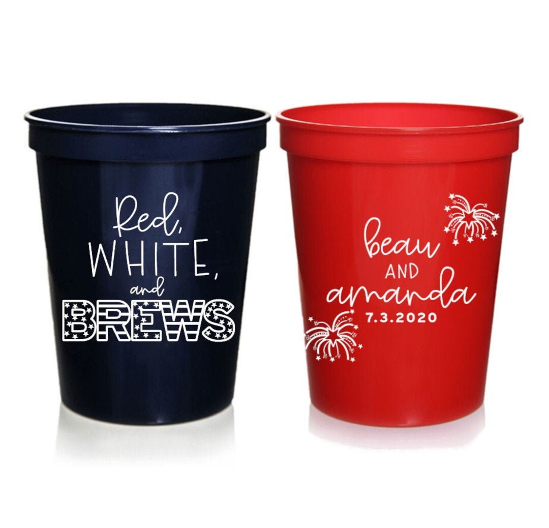 4th of July Party Cups | Fourth of July Party Cups | Independence Day ...
