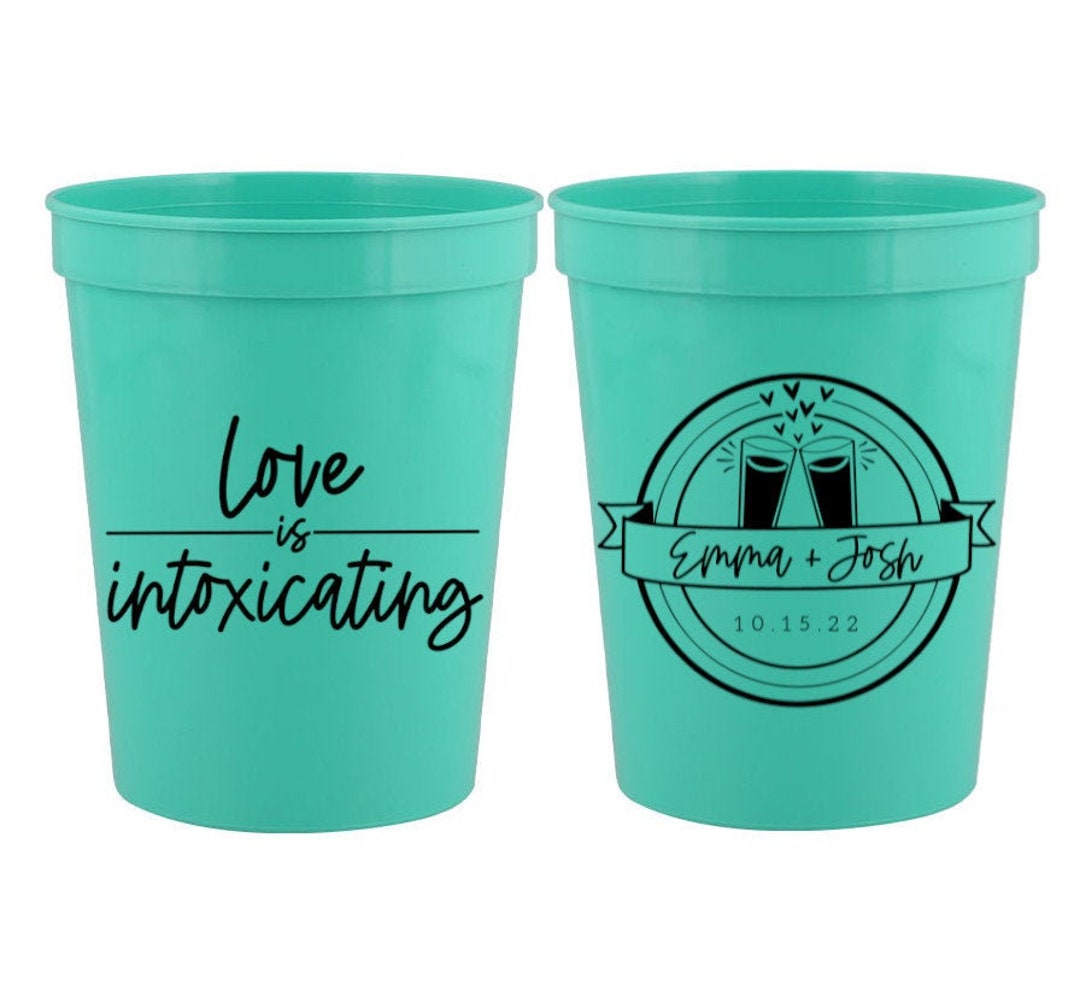 Custom Wedding Cups | Wedding Party Cups | Wedding Favors | Brewery ...