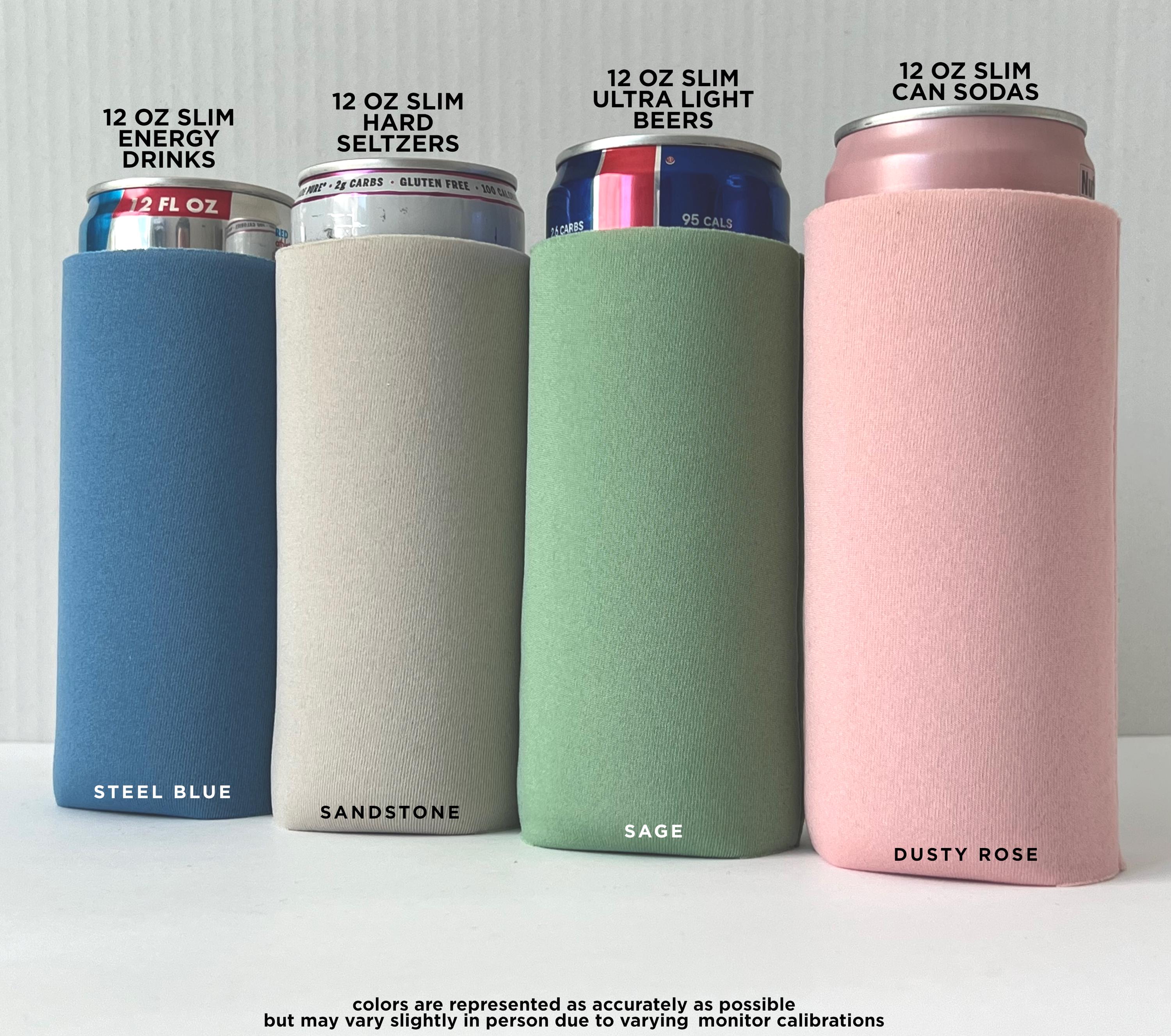 Make Any Design Into 12 Oz Slim Can Coolers for Seltzers and Narrow ...