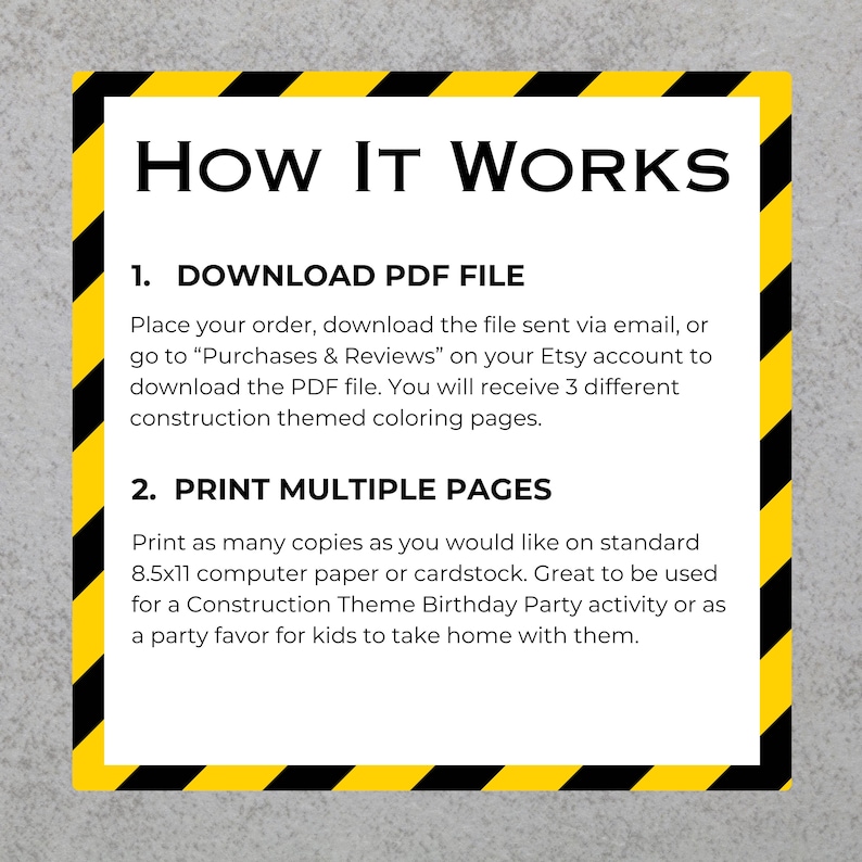 Construction Birthday Coloring Pages, Construction Party Activity ...