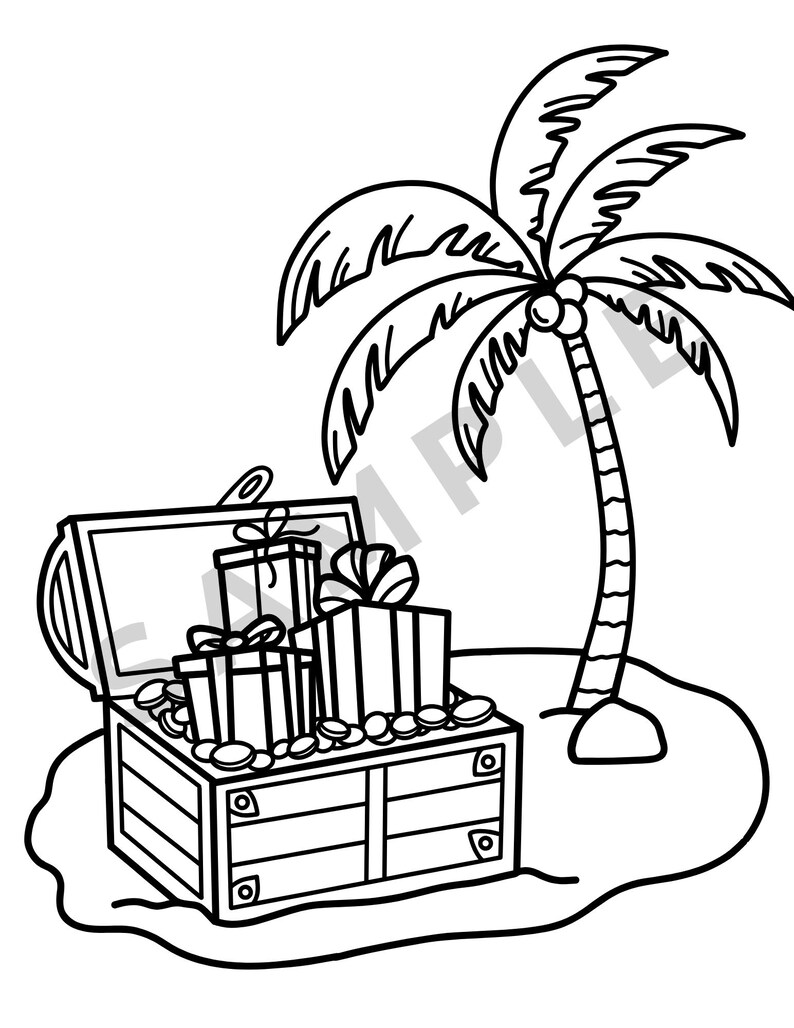 Pirate Birthday Coloring Pages, Pirate Coloring Pages, Pirate Theme ...