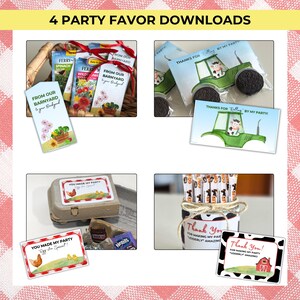 Farm Birthday Party Planning Kit, All in One Kit Includes Invitation ...