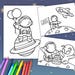 Space Birthday Coloring Pages, Astronaut Coloring Pages, Space Theme ...