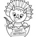 Dinosaur Birthday Coloring Pages, Dinosaur Party Activity, Dinosaur ...