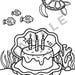 Mermaid Birthday Coloring Pages, Under the Sea Coloring Pages, Mermaid ...