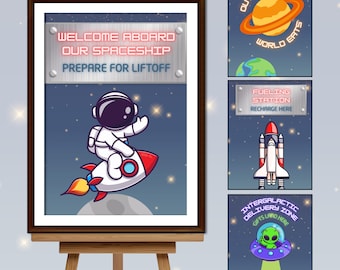 Space Birthday Coloring Pages, Astronaut Coloring Pages, Space Theme ...