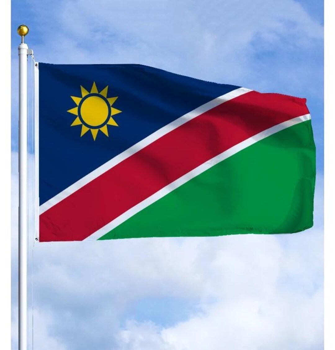 Namibia Flag 3x5 Ft (90x150 Cm) Namibian National Flag for Independence ...