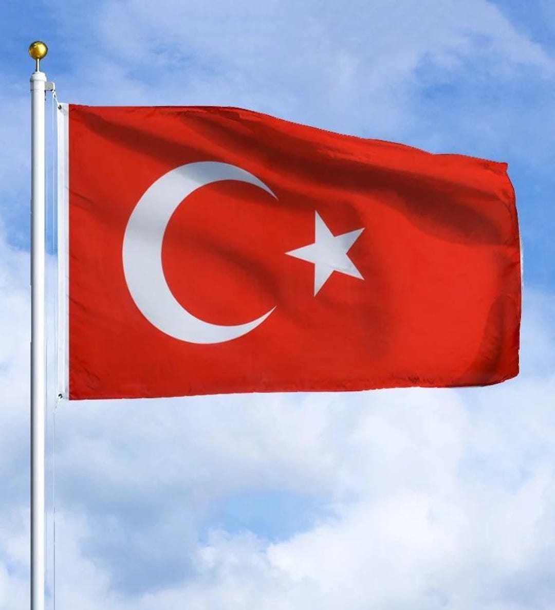 Turkey Flag 3x5 Ft (90x150 Cm) – Turkish National Flag for Republic Day ...