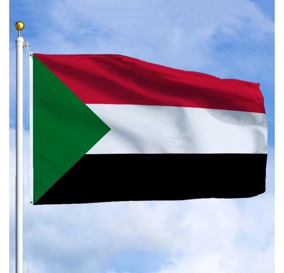 Sudan Flag 3x5 Ft (90x150 Cm) Sudanese National Flag for National Day ...