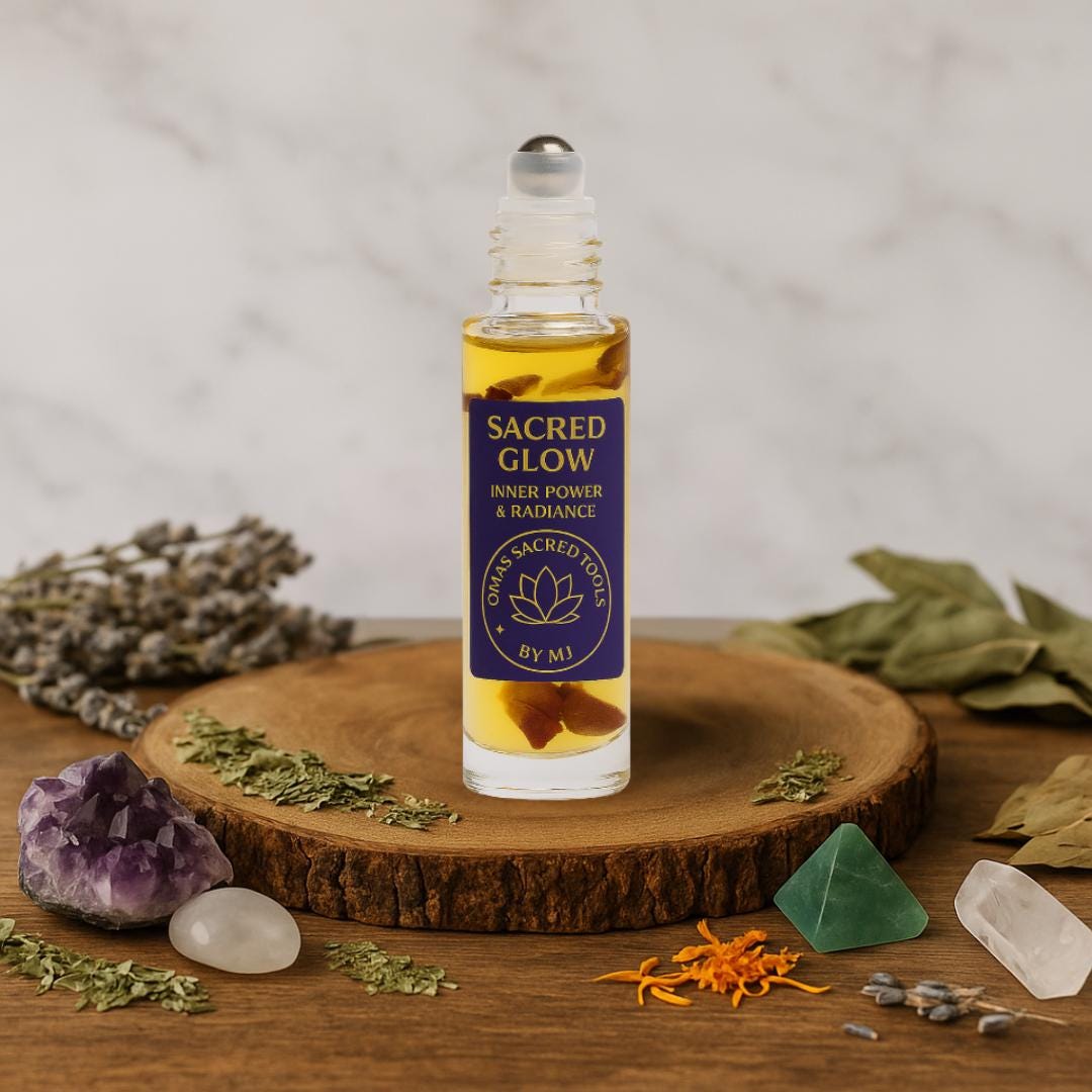 Solar Empowerment Roll-on | Sacred Glow Ritual Oil - Etsy