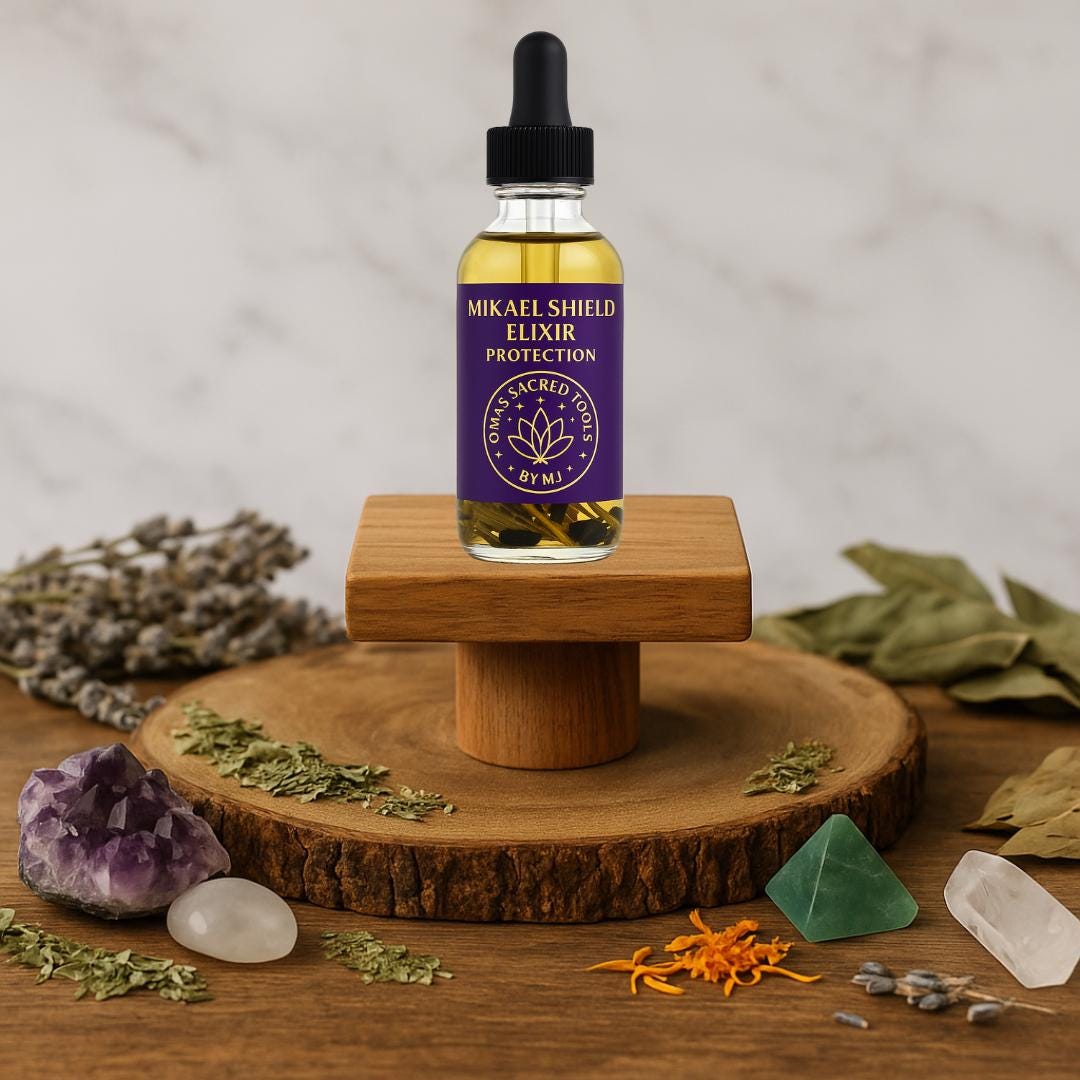 Mikael Shield Elixir - Protection Oil, Sacred Tools - Etsy