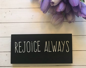Rejoice always | Etsy