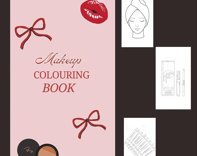 Make up Coloring Pages for Kids, Make up Printables, Make up Day Sheet ...