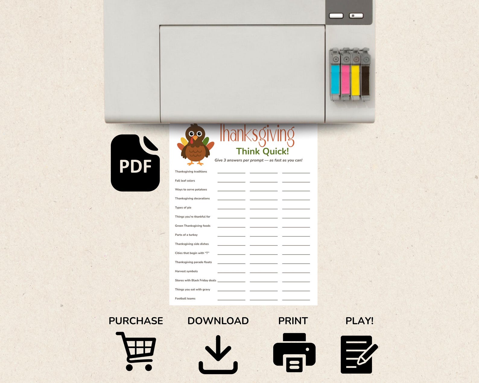 Thanksgiving Games Printable, Friendsgiving Games, Family Reunion Games ...