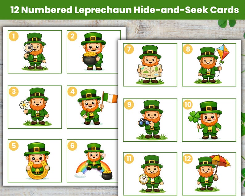 Leprechaun Scavenger Hunt, Printable St Patrick's Day Scavenger Hunt ...