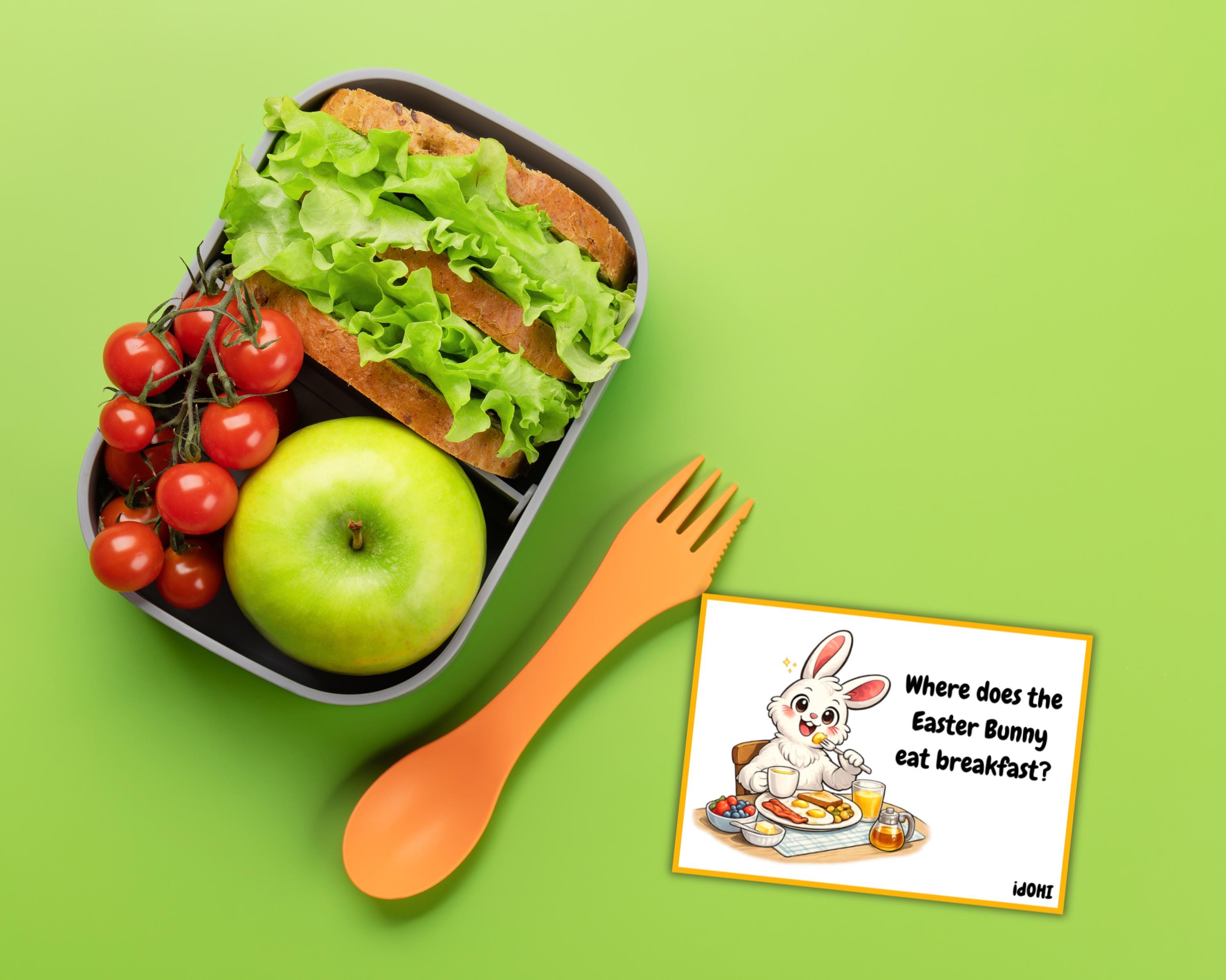 48 Easter Lunchbox Jokes for Kids, Printable Lunchbox Cards, Easter ...