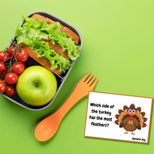 48 Thanksgiving Lunchbox Jokes for Kids, Printable Lunchbox Cards ...
