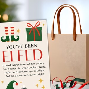 You’ve Been Elfed Game, Printable Elf Kit With Bonus Treat Tags ...