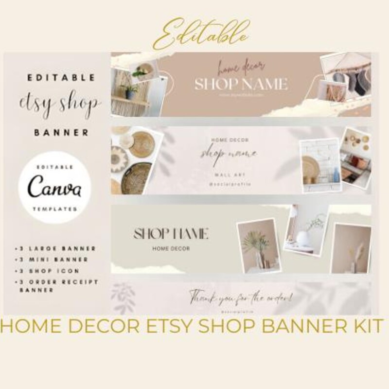 Etsy Order Receipt Banner - Etsy