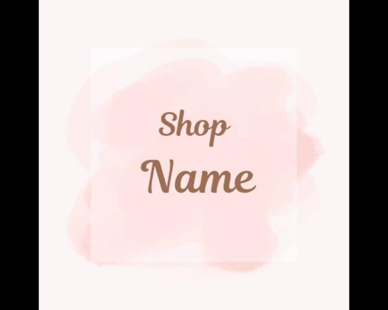 Elegant Soft Pink Etsy Shop Banner | Canva Etsy Templates for Banners ...