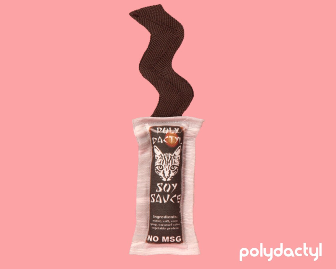 Chinese Takeout Asian Soy Sauce Packet Catnip Cat Toy | Etsy