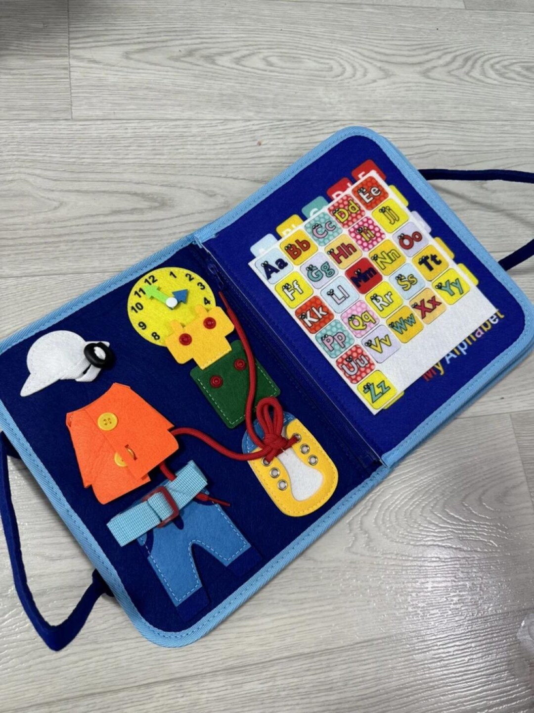 Felt Montessori Book, Activity Sensory Book, Felt Busy Board, Felt ...