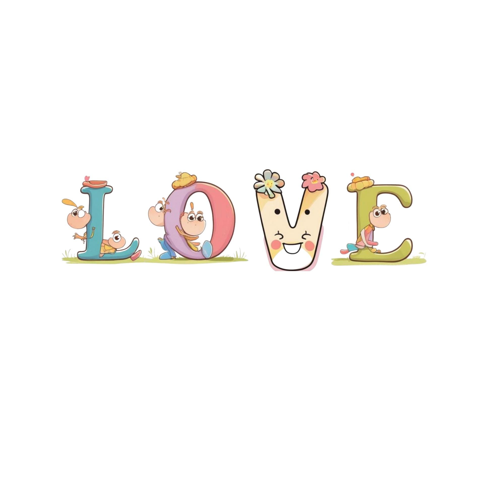 Cute Kawaii Alphabet Clipart | A to Z Letters PNG | Adorable Cartoon ...