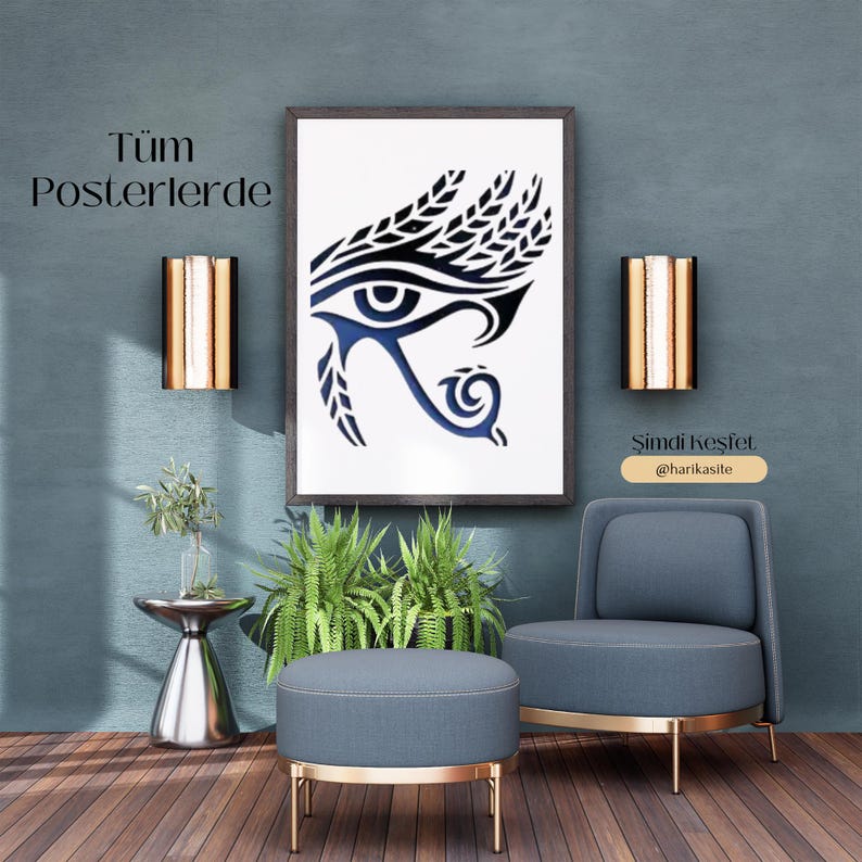 Eye of Horus & Ra PNG Clipart Bundle – Egyptian Illustrations (digital ...