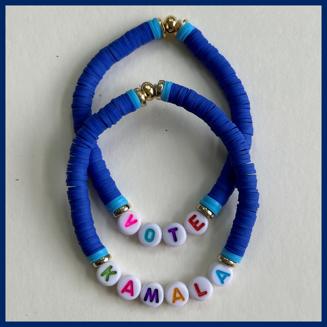 Pair of Kamala Harris Campaign Support Bracelets - Etsy