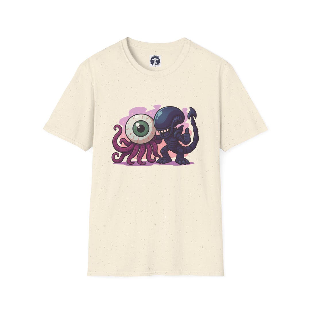 Alien Earth T Ocellus Mashup Tee Funny Sci Fi Graphic Shirt - Etsy