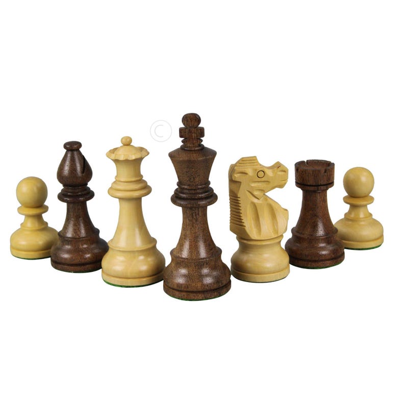 Personalised Handmade Rosewood Chess Set 20" With Helena Mother of ...