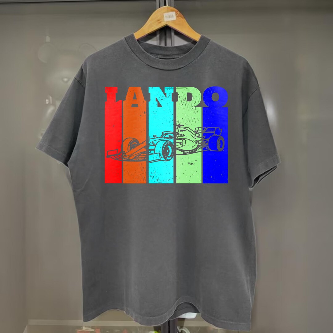 Limited Edition Lando Norris Vintage T-shirt, Mclaren F1 Racing Shirt ...
