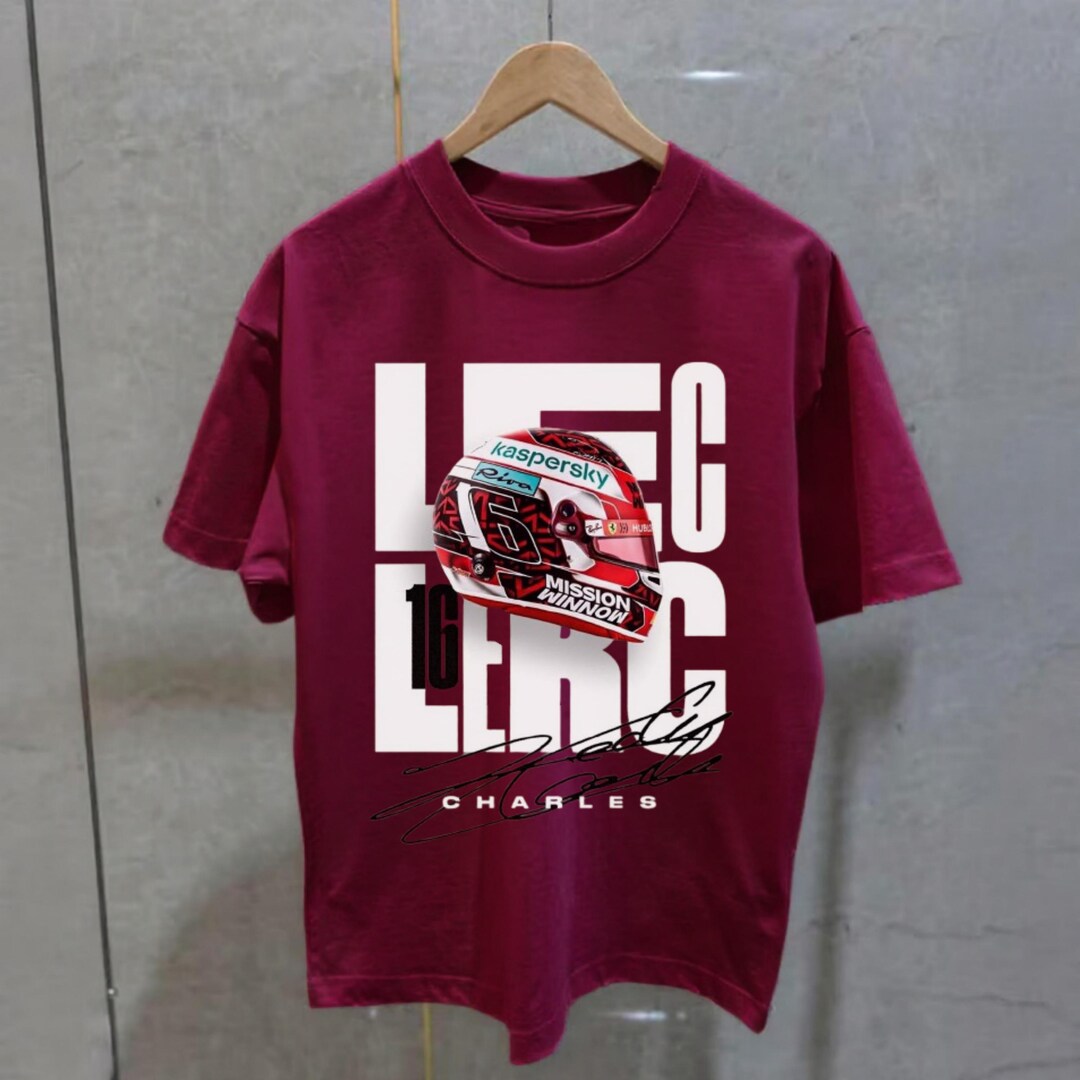 Charles Leclerc Vintage F1 Shirt , Racing Fan Gift , Motorsport Apparel ...