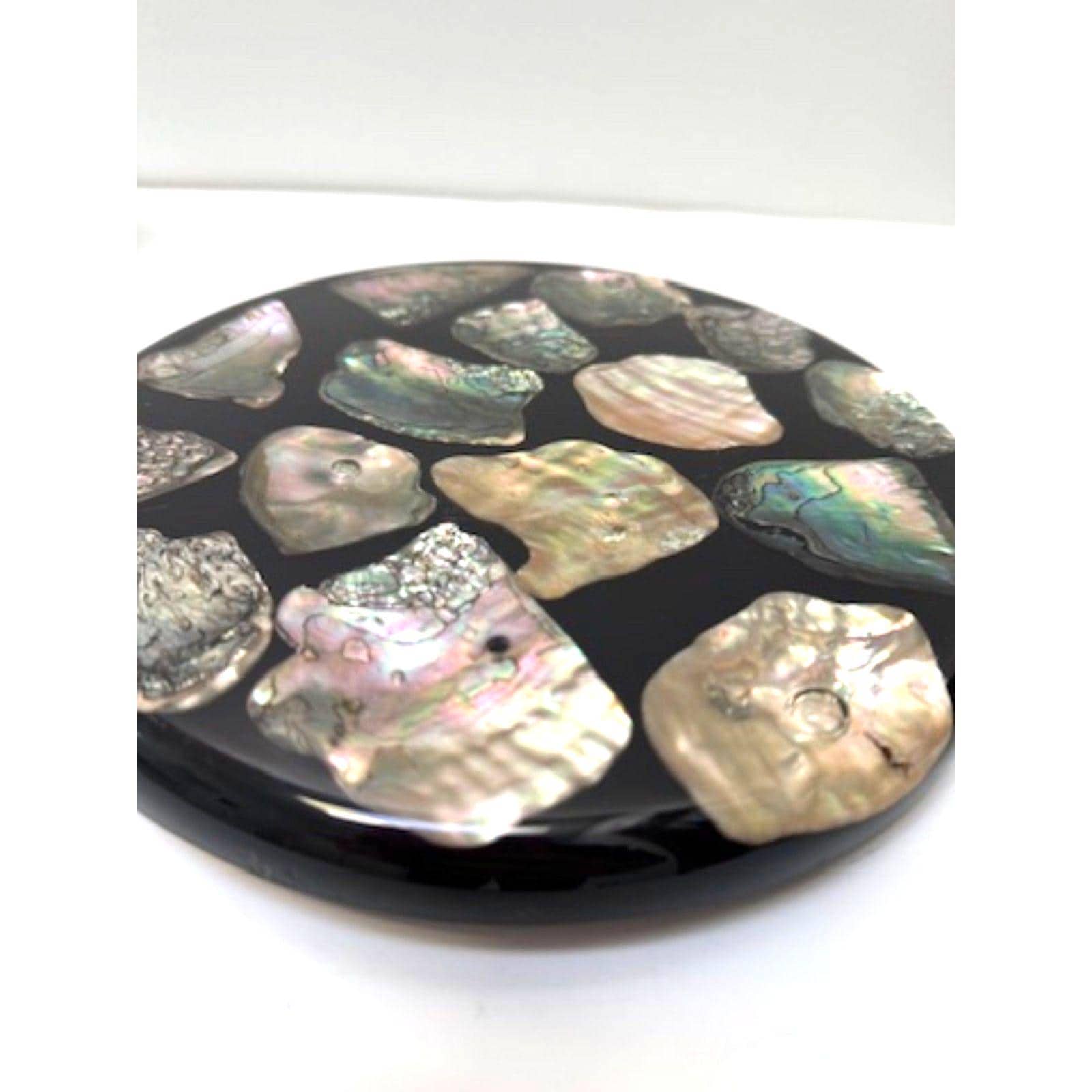 Vintage 1960s Abalone Shell Lucite Trivet - 8 Inch - Etsy