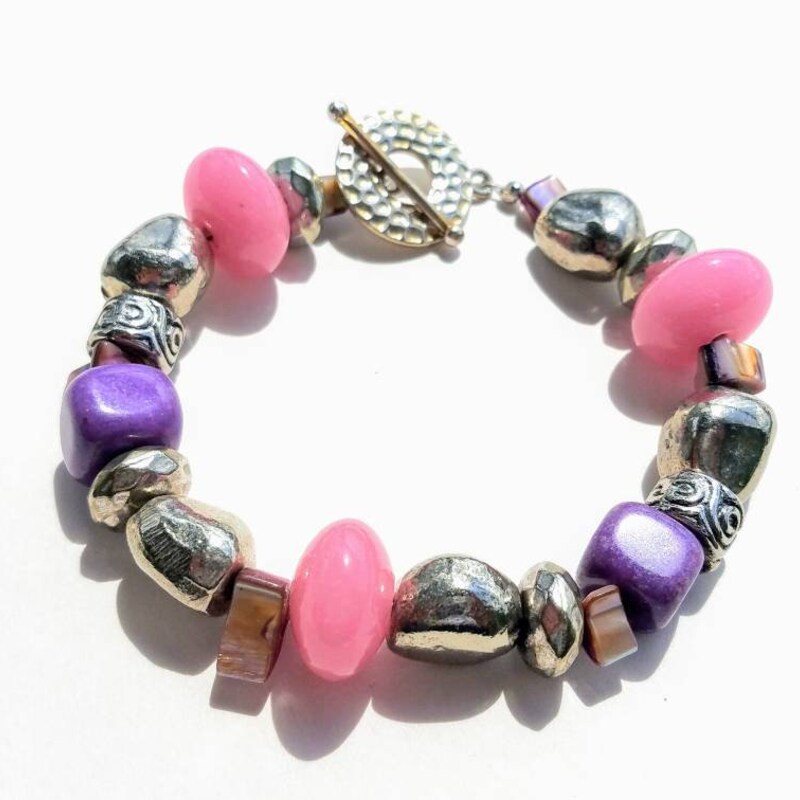 Pink Bracelet - Etsy