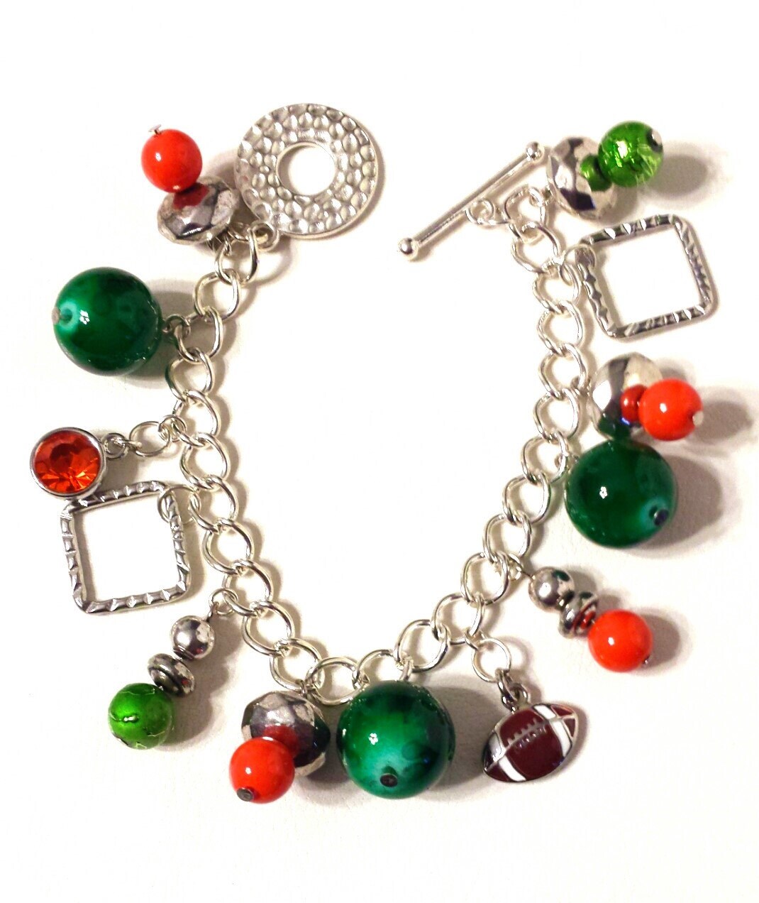Orange and Green FAMU Bracelet. University of Miami Bracelet ...